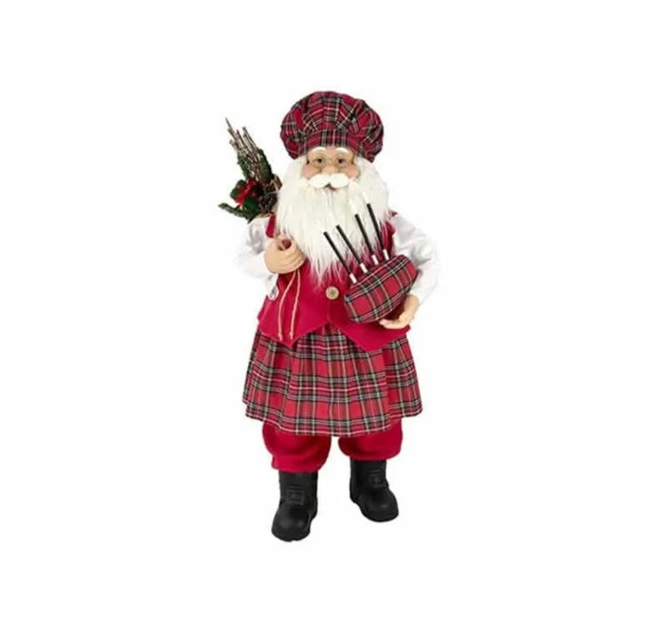Scottish Santa Claus 100cm